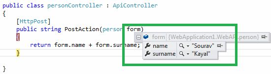 Web Api With Ajax Submit Form Data After Serialization